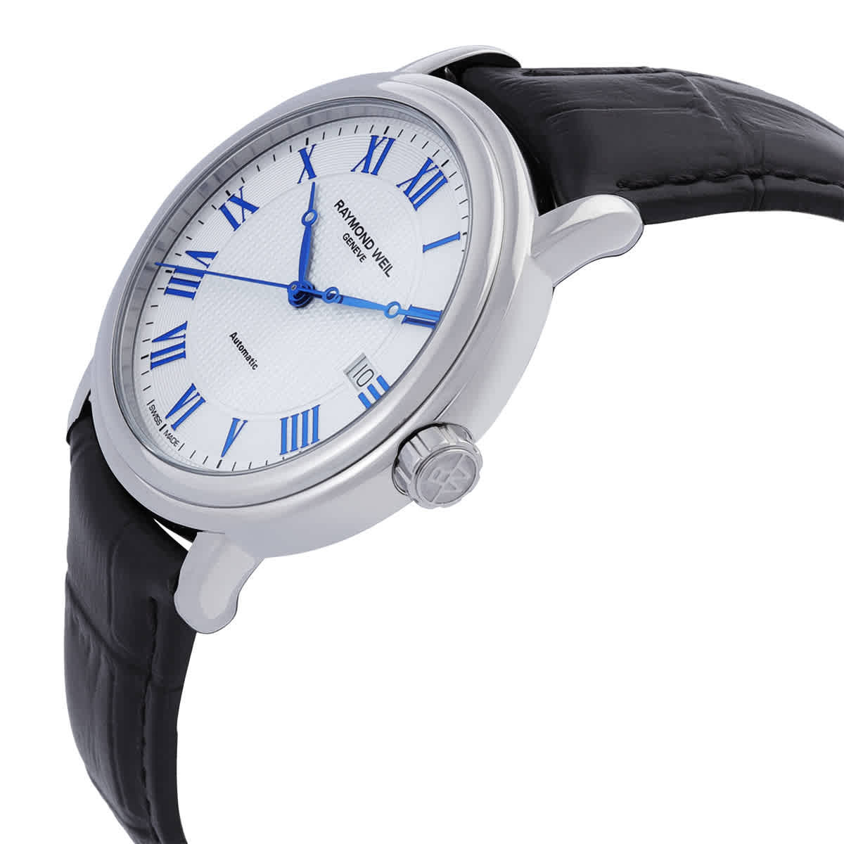 Raymond Weil Maestro Automatic Silver Dial Mens Watch 2837-STC-00658 ...