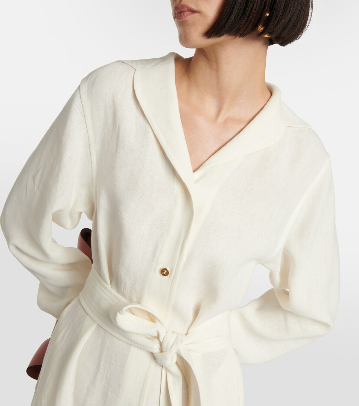 Loro Piana Linen shirt dress Loro Piana