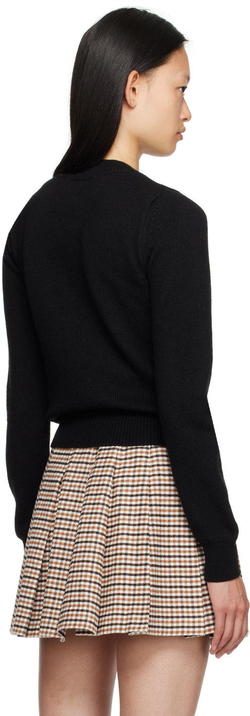 Palm Angels Black Embroidered Sweater Palm Angels