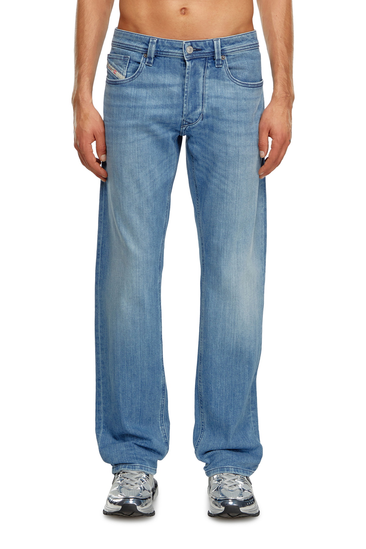 Diesel Regular Jeans - 1985 Larkee - Jeans Mens in Blue Diesel