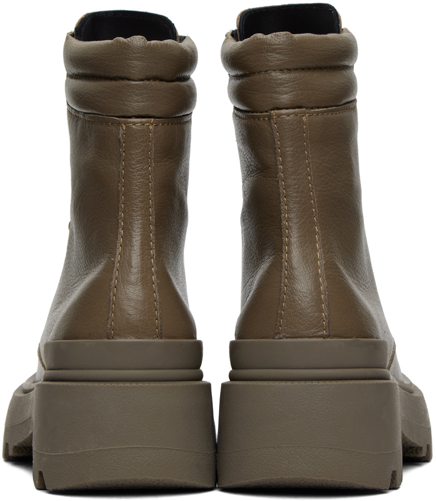 AMI Paris Taupe Ranger Boots AMI