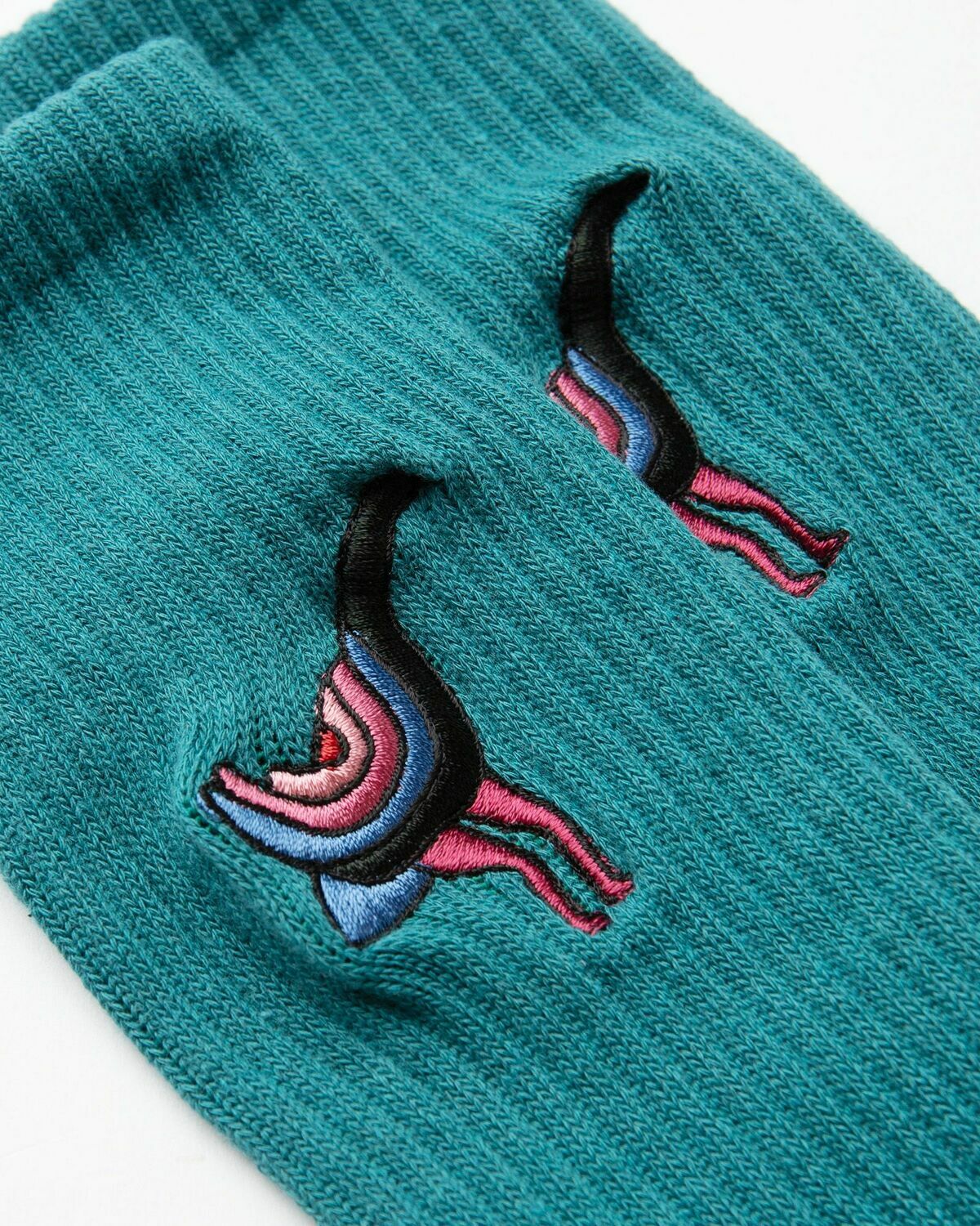 By Parra Angry Duck Crew Socks Green Socks By Parra