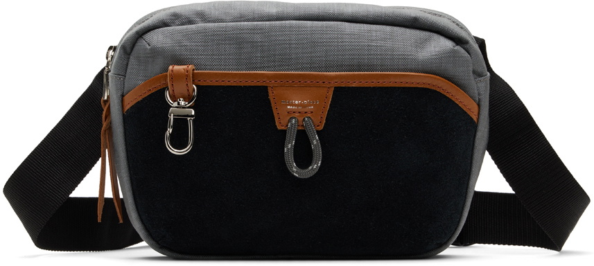 master-piece Gray Step Belt Bag Master-Piece Co