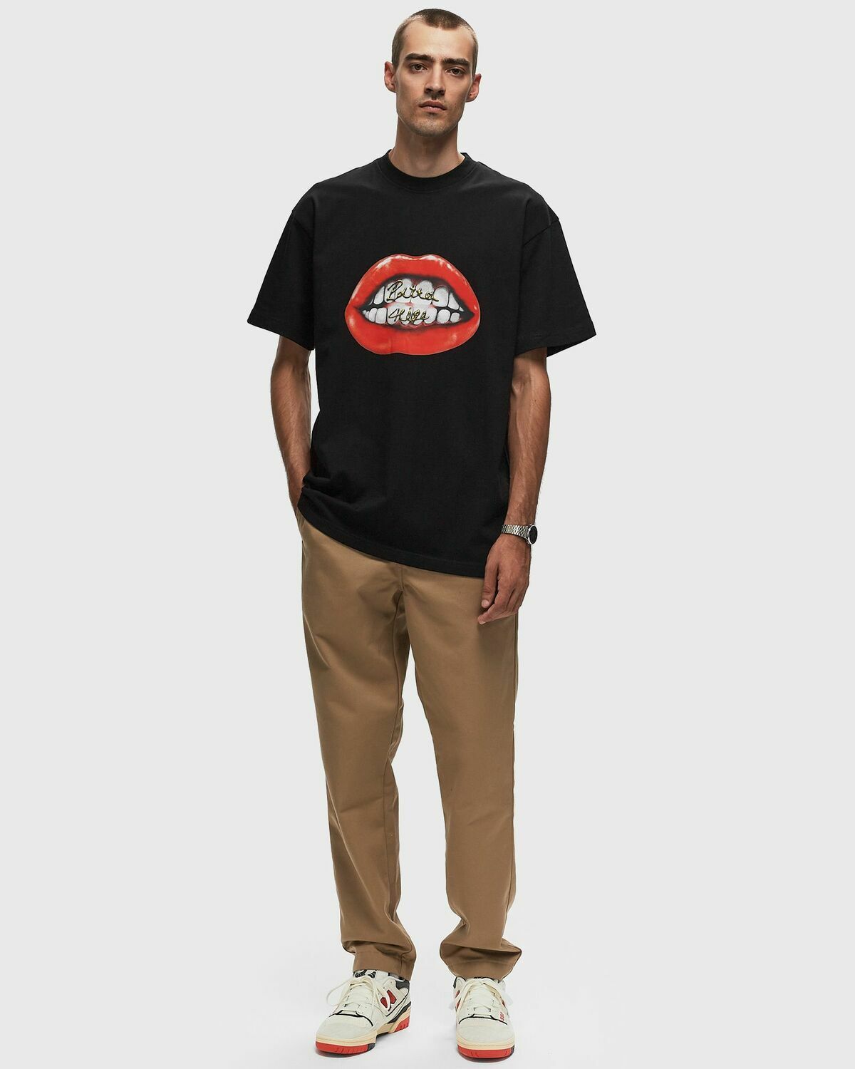 Patta Patta Smile T Shirt Black Shortsleeves Patta