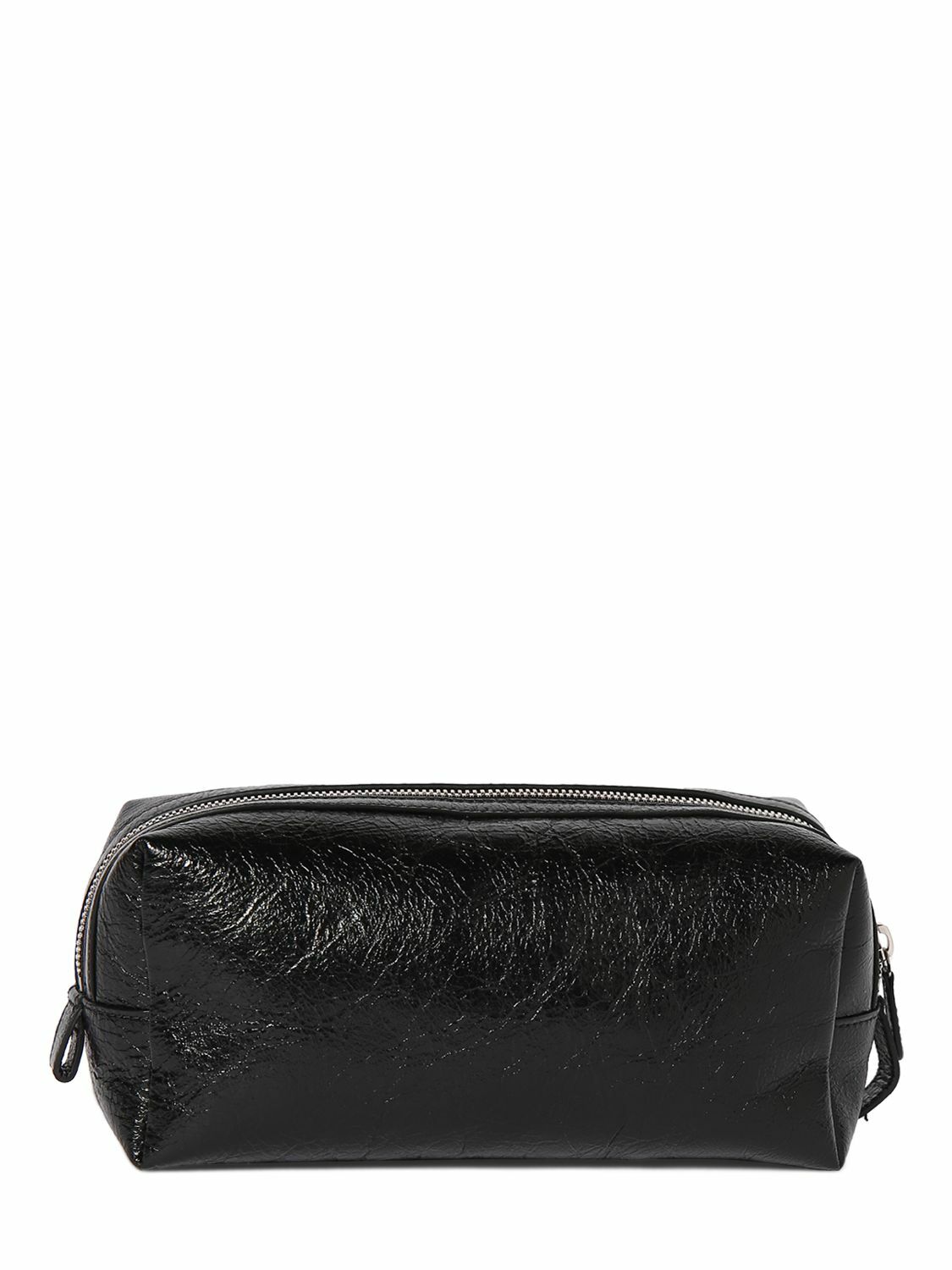 BALENCIAGA - Cagole Leather Nano Pouch Balenciaga