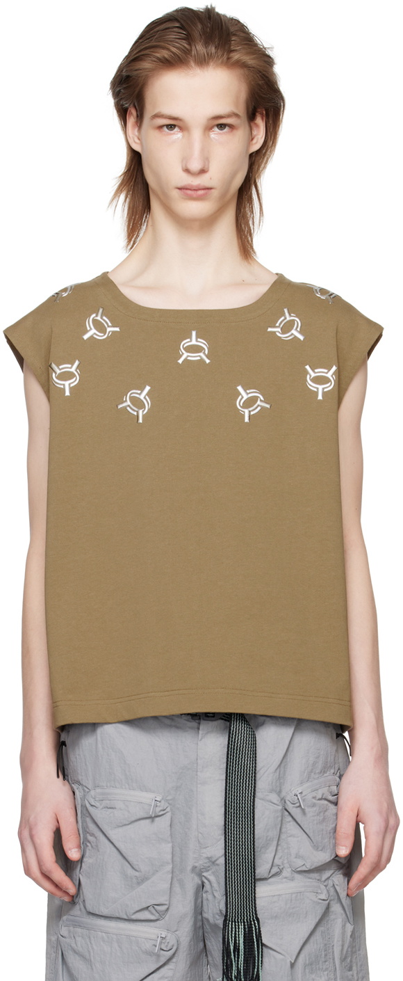 A. A. Spectrum Brown Inex Tank Top A. A. Spectrum