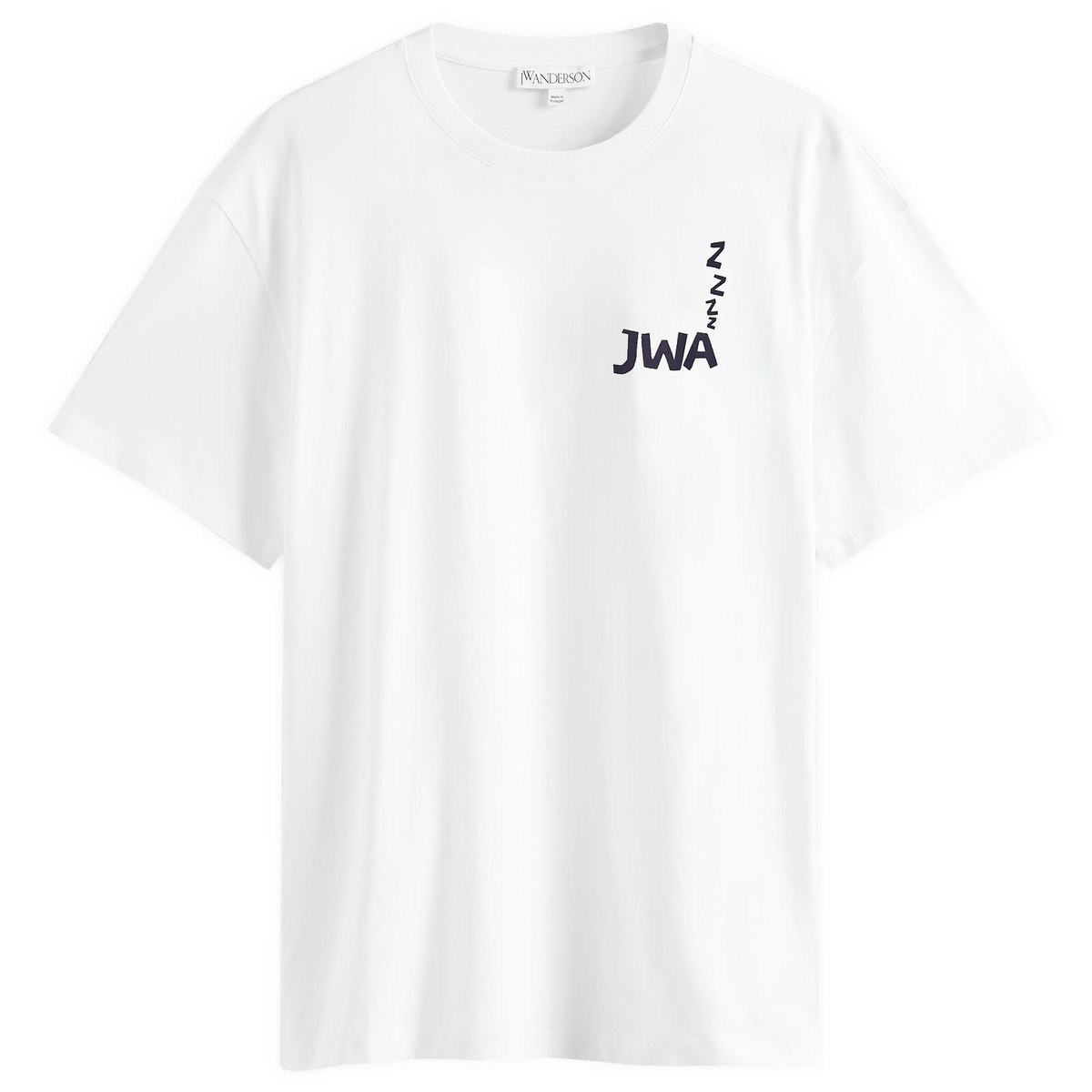 JW Anderson Women's Jwa Back Print T-Shirt in White JW Anderson