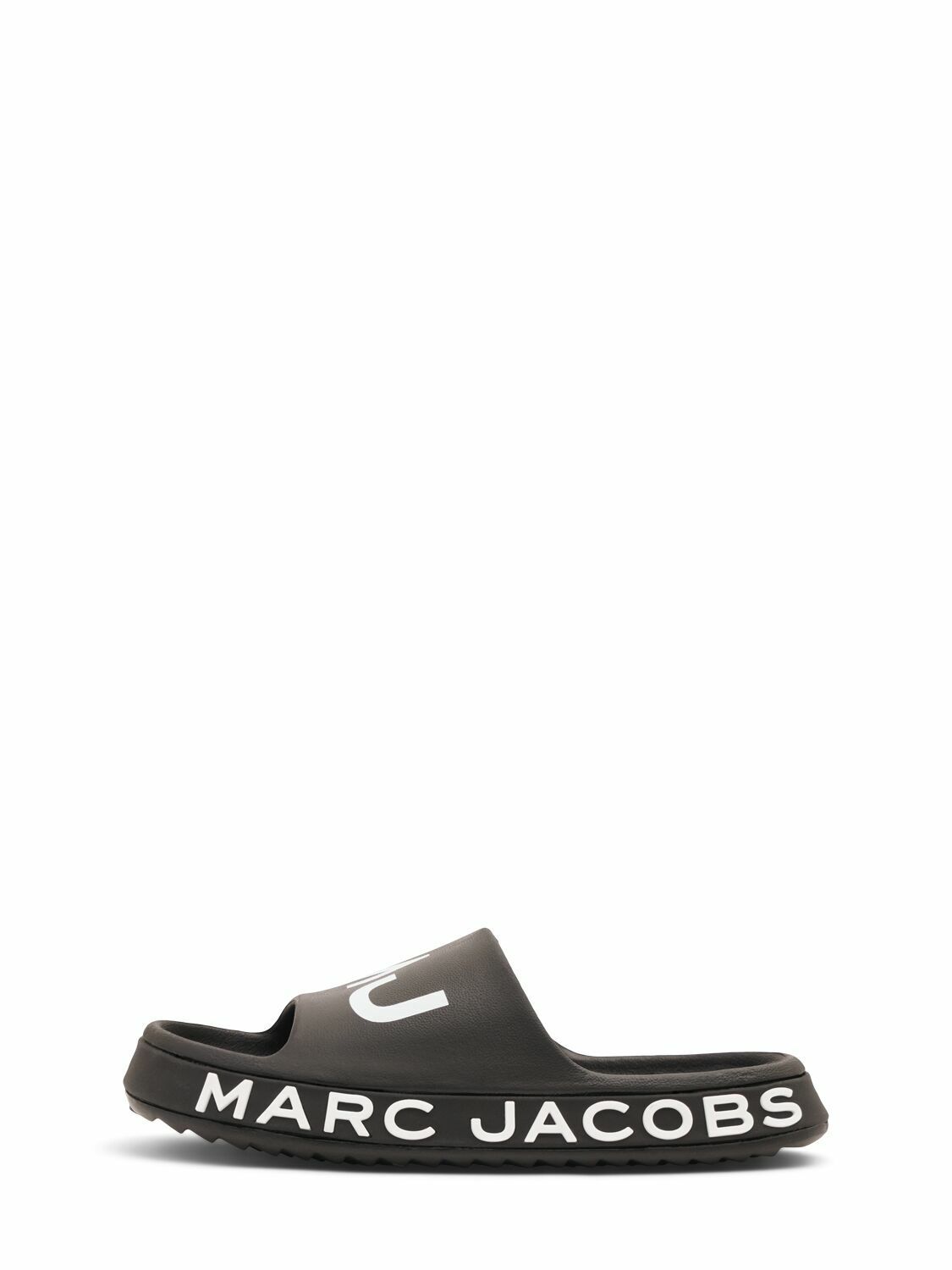 MARC JACOBS Logo Print Rubber Slides Marc Jacobs