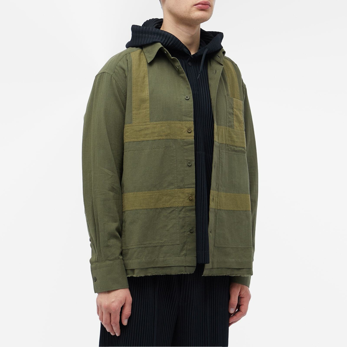 Craig Green Men's Harness Shirt in Olive Craig Green