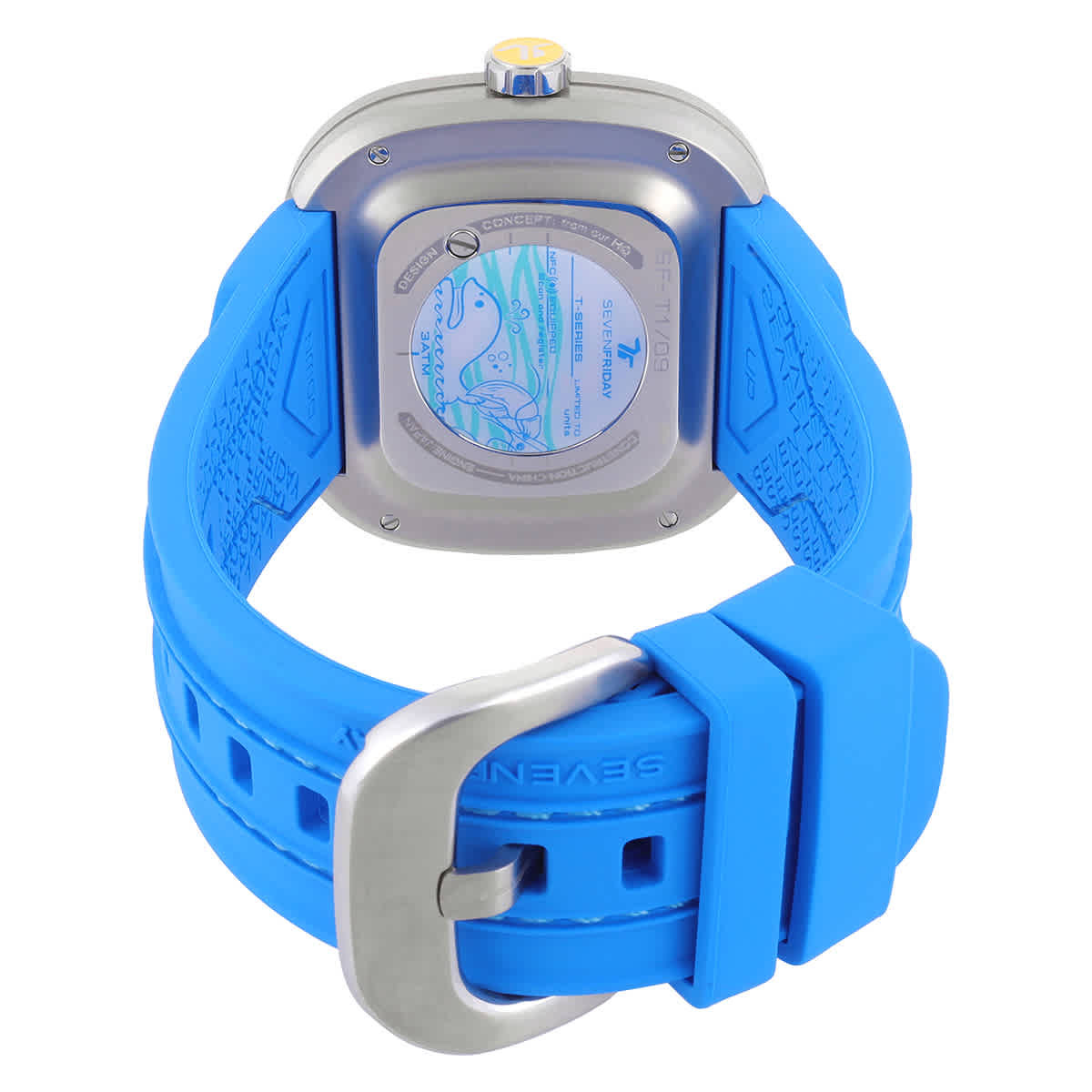 Seven Friday ''Beach Club'' Automatic Blue Dial Mens Watch T1/09 ...