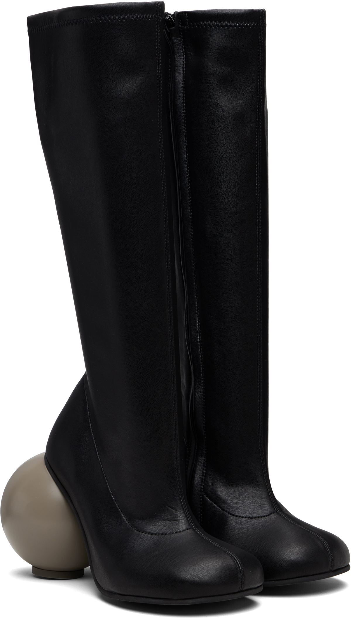 YUME YUME Black Ball Tall Boots Yume Yume