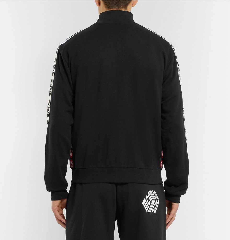 McQ Alexander McQueen - Logo-Jacquard Cotton-Jersey Track Jacket - Men ...