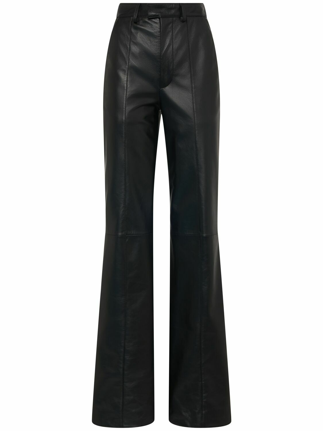 GIUSEPPE DI MORABITO Leather Flared Pants Giuseppe di Morabito