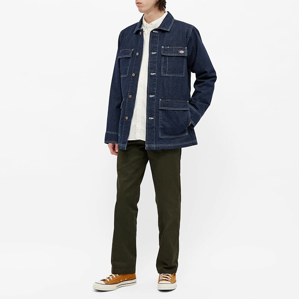 Dickies Men's Morristown Chore Jacket in Rinsed Indigo/Blue Dickies ...