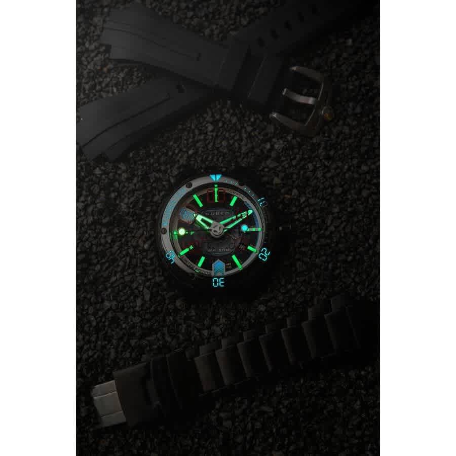 Nubeo Mariner 9 Black Dial Mens Watch NB-6090-22 Nubeo