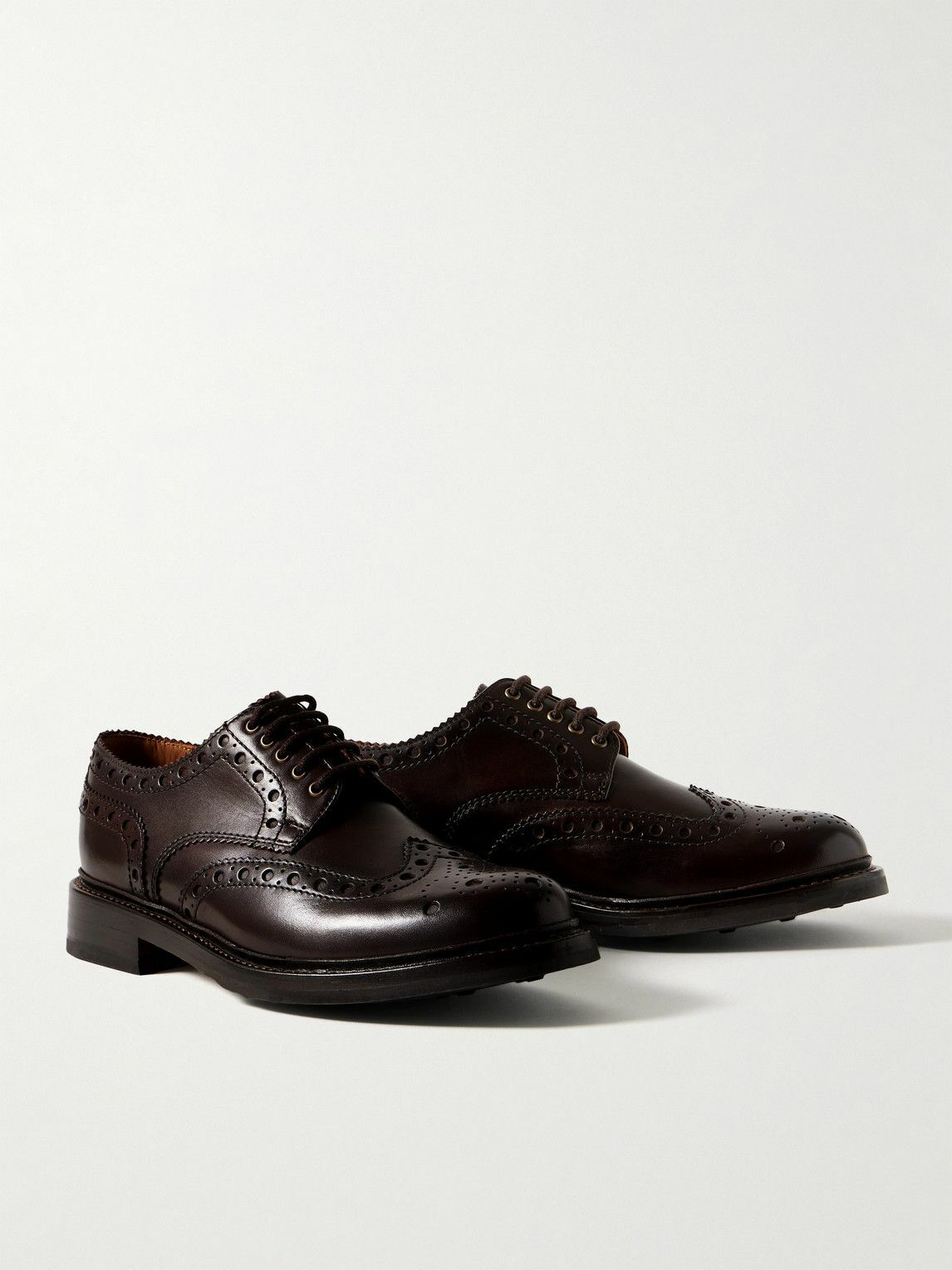 Grenson - Archie Leather Brogues - Brown Grenson