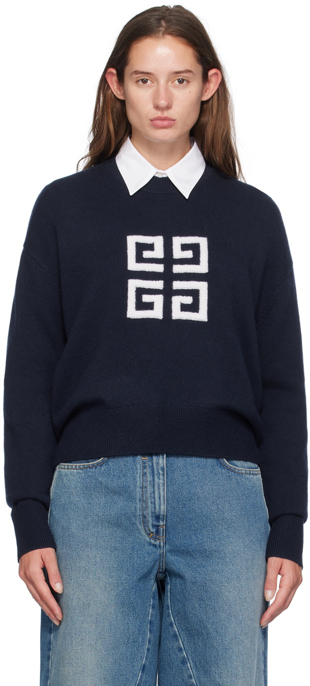 Givenchy Navy 4G Sweater Givenchy
