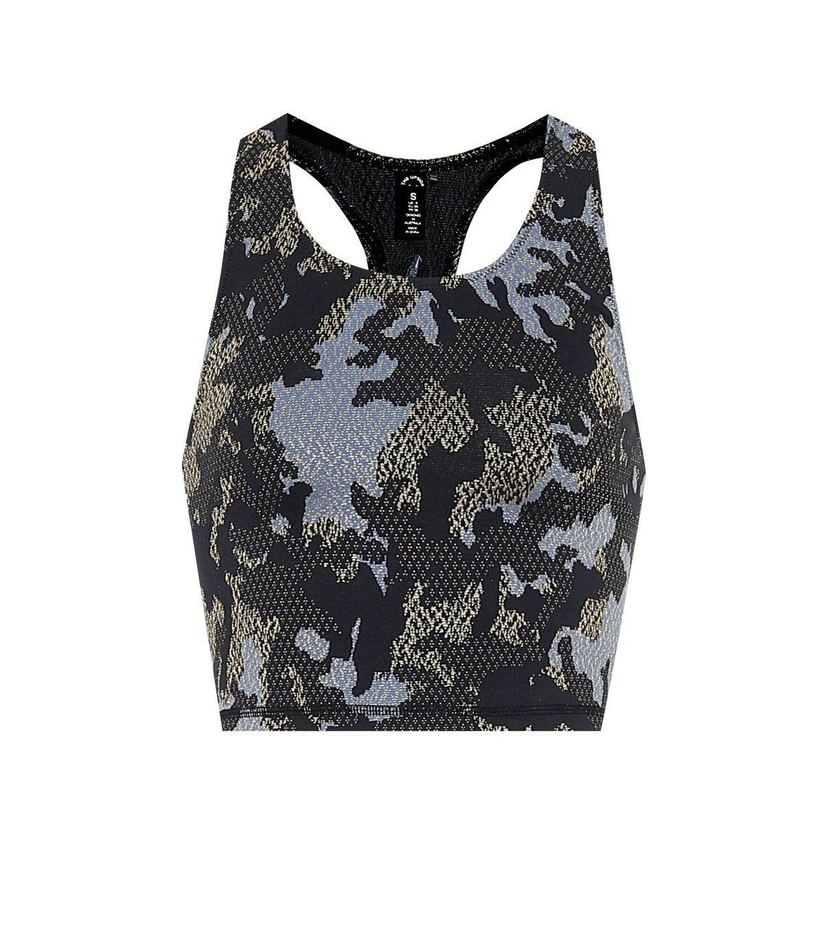 The Upside - Twilight camo jacquard crop top The Upside