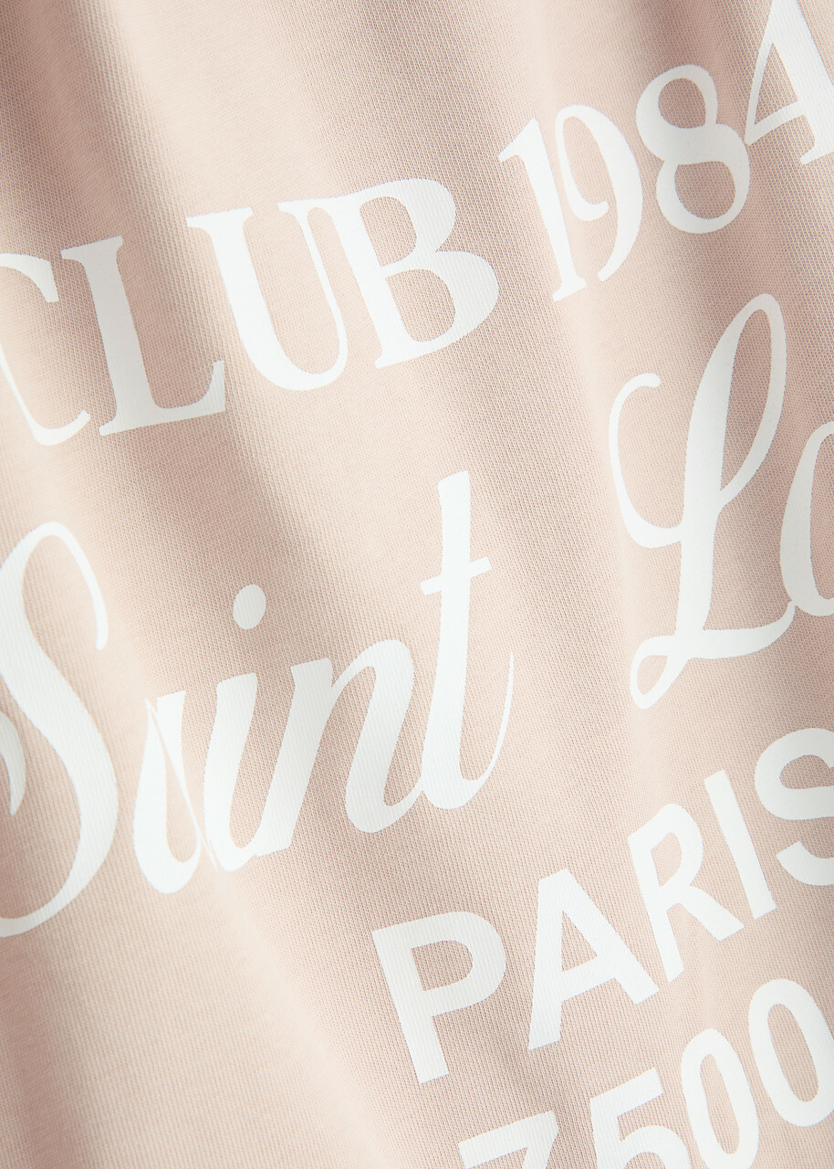 Club 1984 Patron Logo-print Cotton T-shirt Brown Club 1984