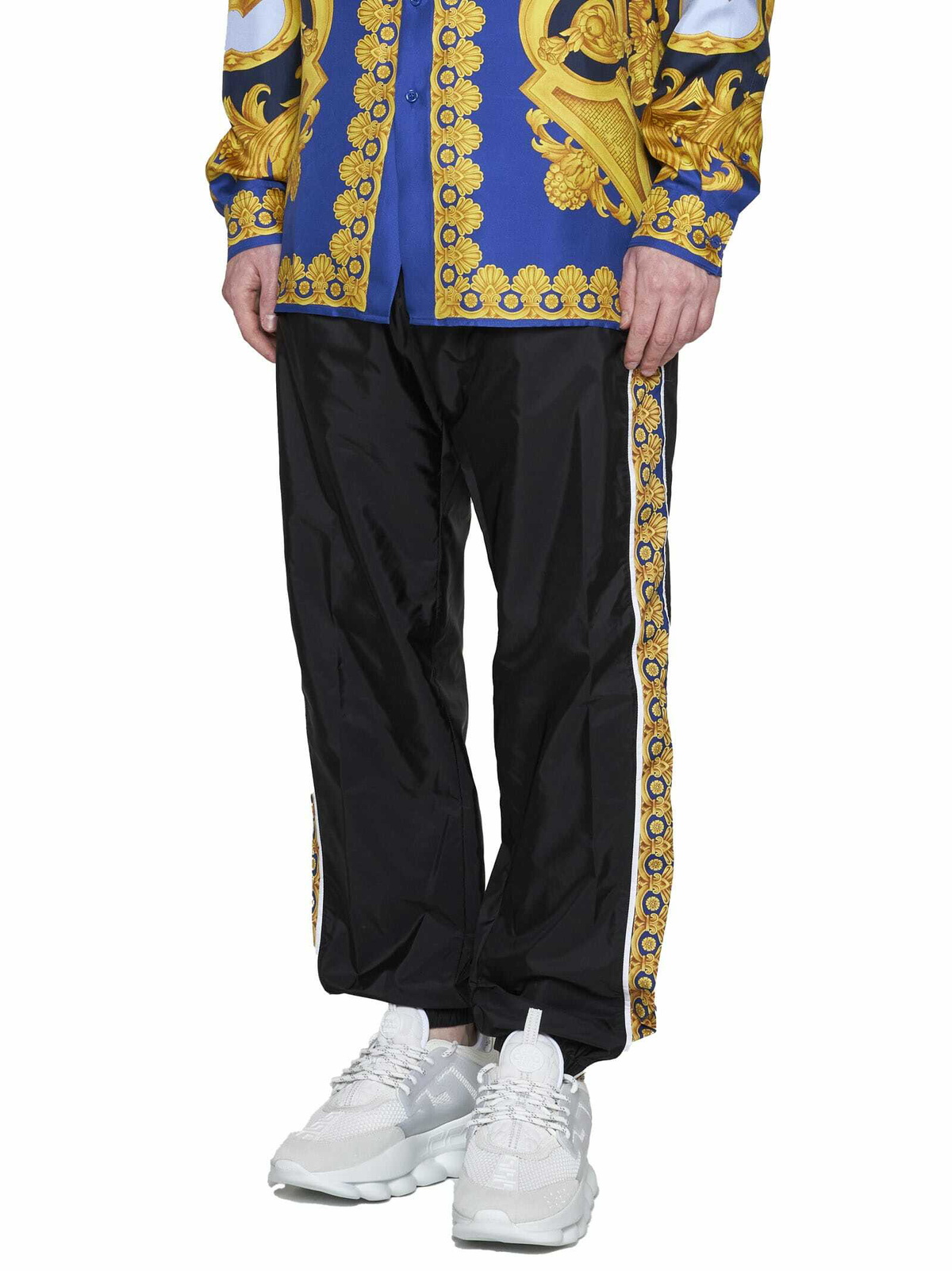 Versace Jogging Pants With Baroque Print Versace