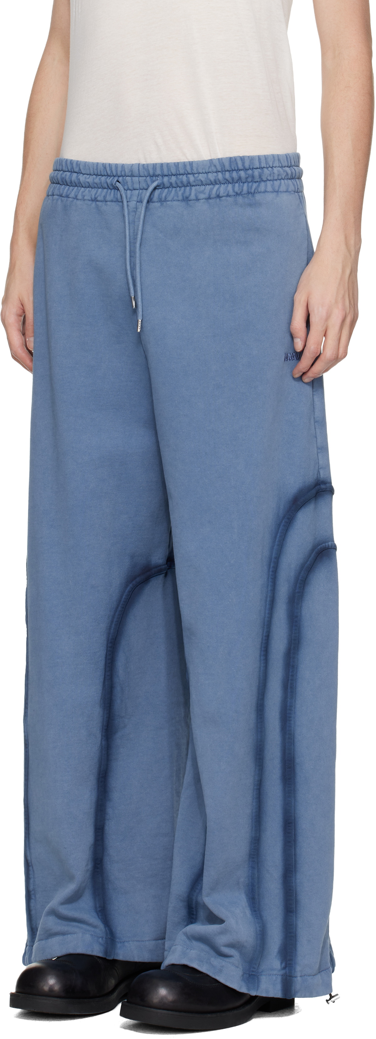 AVAVAV Blue Relaxed Drawstring Lounge Pants AVAVAV