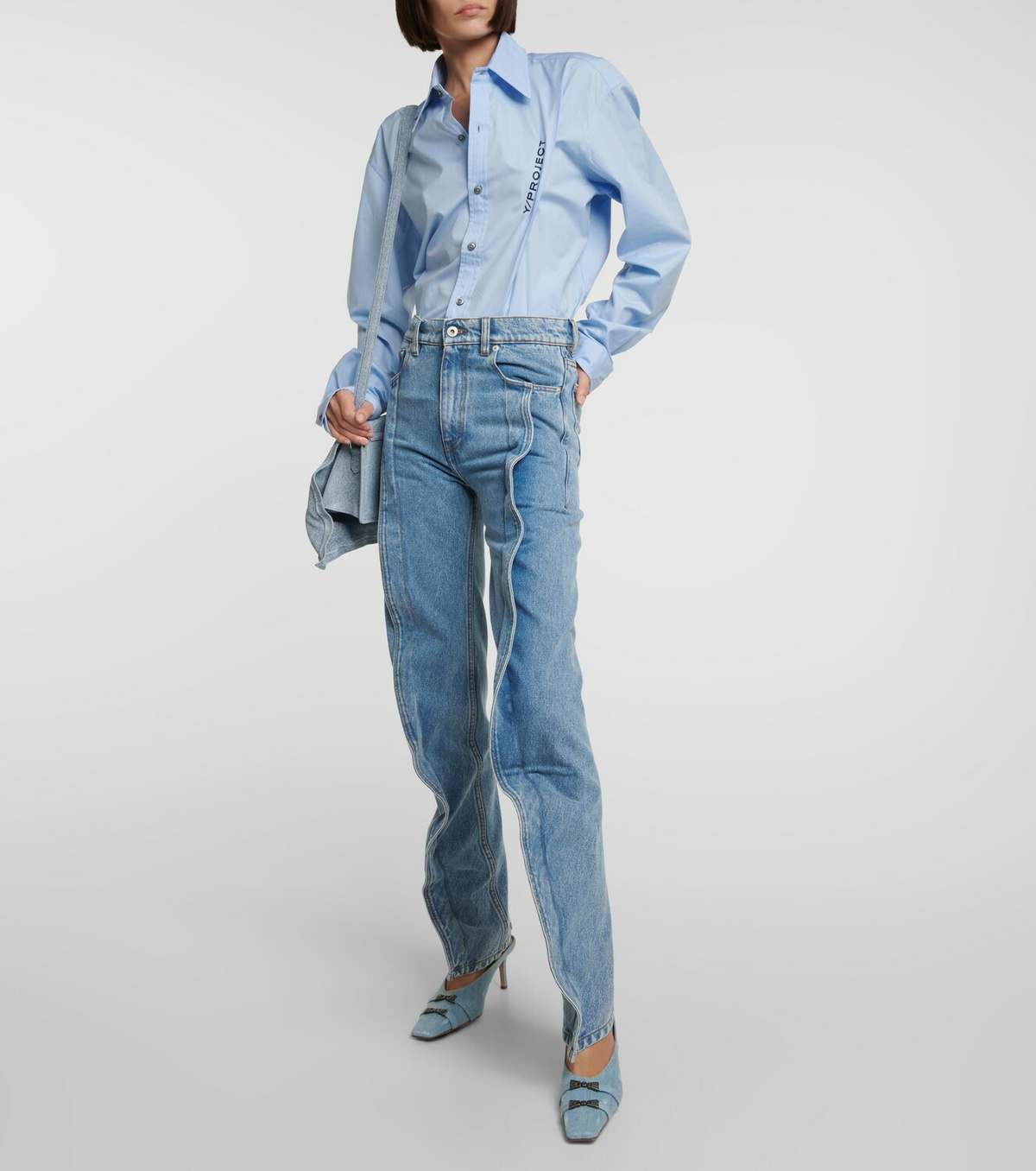 Y/Project High-rise slim jeans Y/Project
