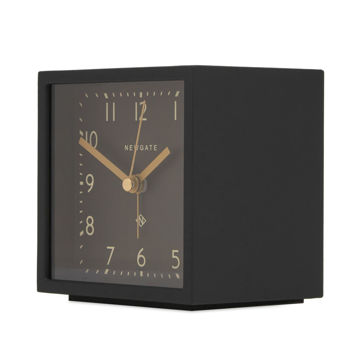 Newgate Clocks Equinox Cubic Alarm Clock in Black Newgate Clocks