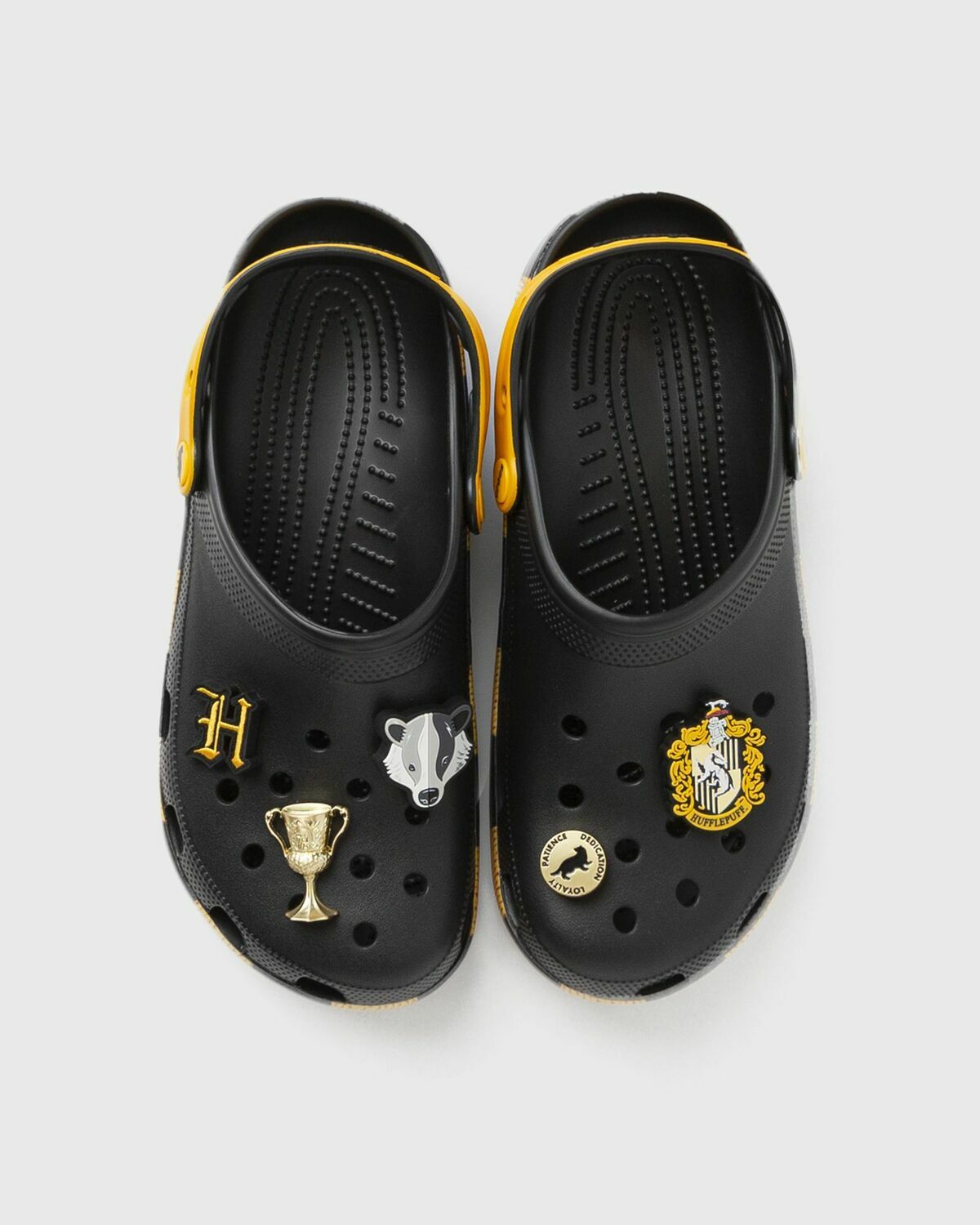 Crocs Hufflepuff Classic Clog Mlt Black/Yellow Sandals & Slides Crocs
