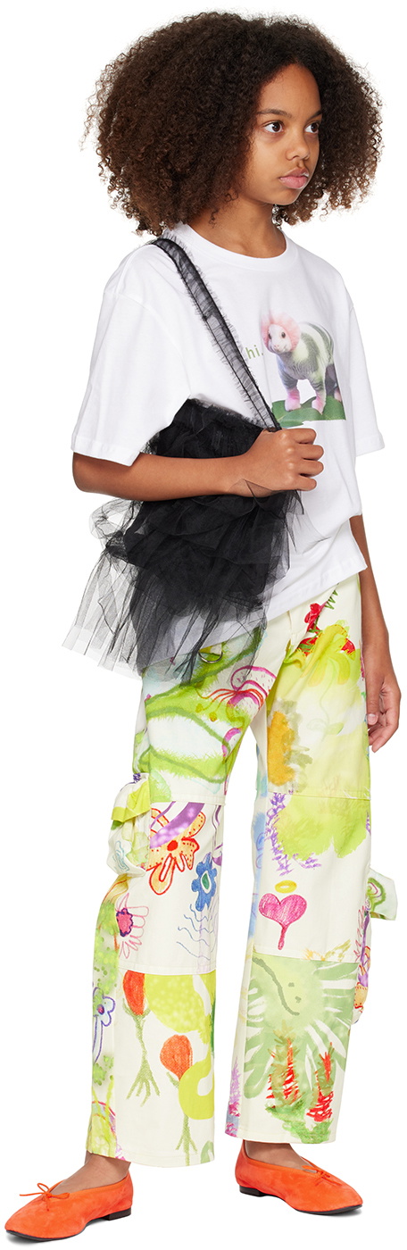 Collina Strada Kids White 'Hi.' T-Shirt Collina Strada