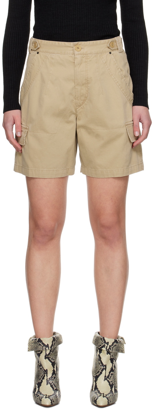 Isabel Marant Beige Lisette Shorts Isabel Marant
