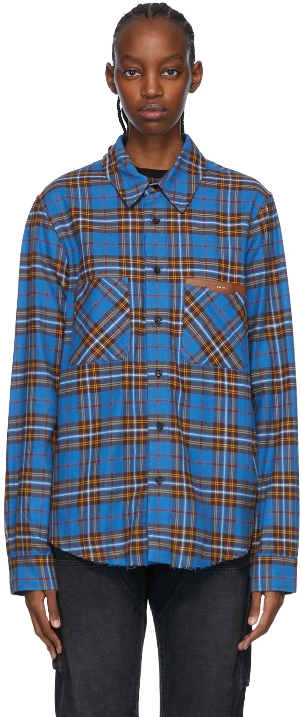AMIRI Blue Cotton Shirt Amiri