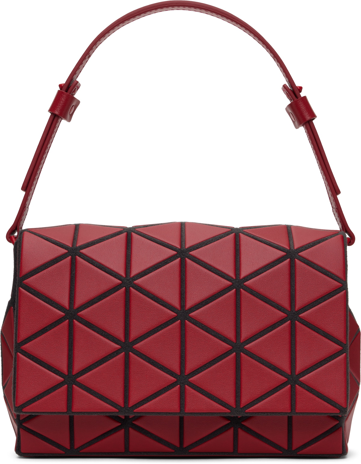 BAO BAO ISSEY MIYAKE Red Fossette Bag Bao Bao Issey Miyake