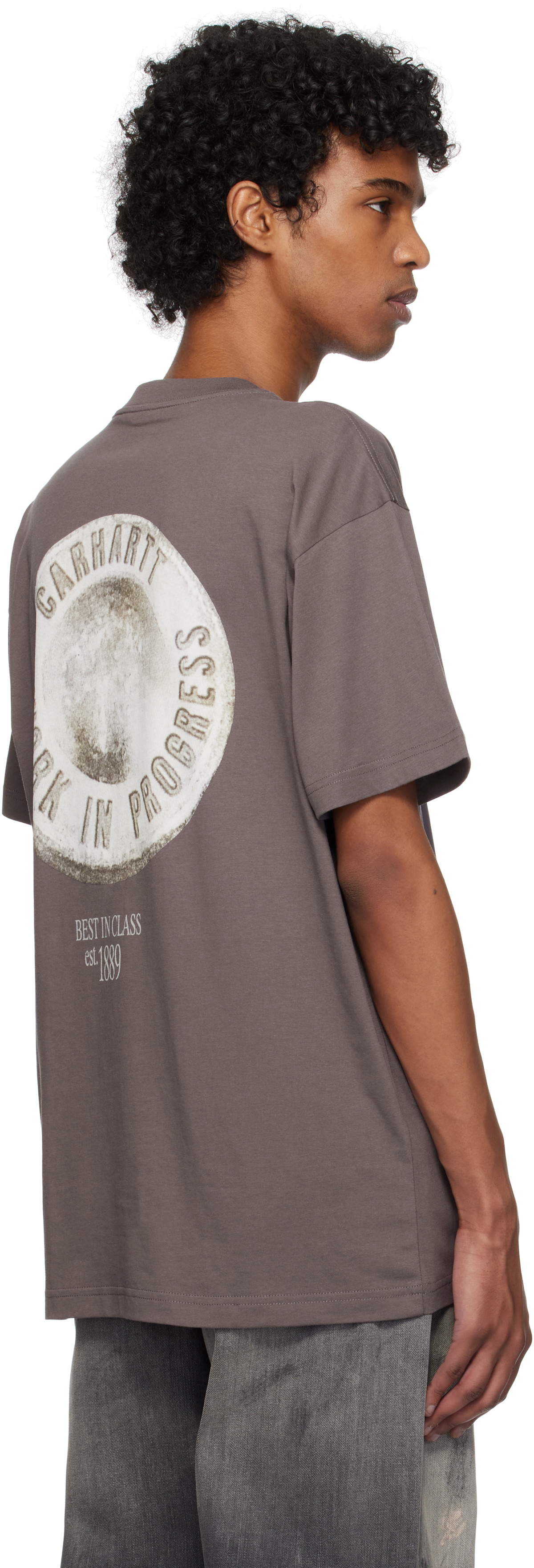 Carhartt Work In Progress Gray 'Best In Class' T-shirt Carhartt WIP