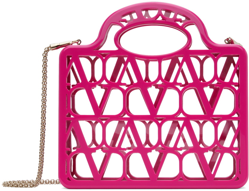 Valentino Garavani Pink Mini 'Le Troisième' Tote Valentino Garavani