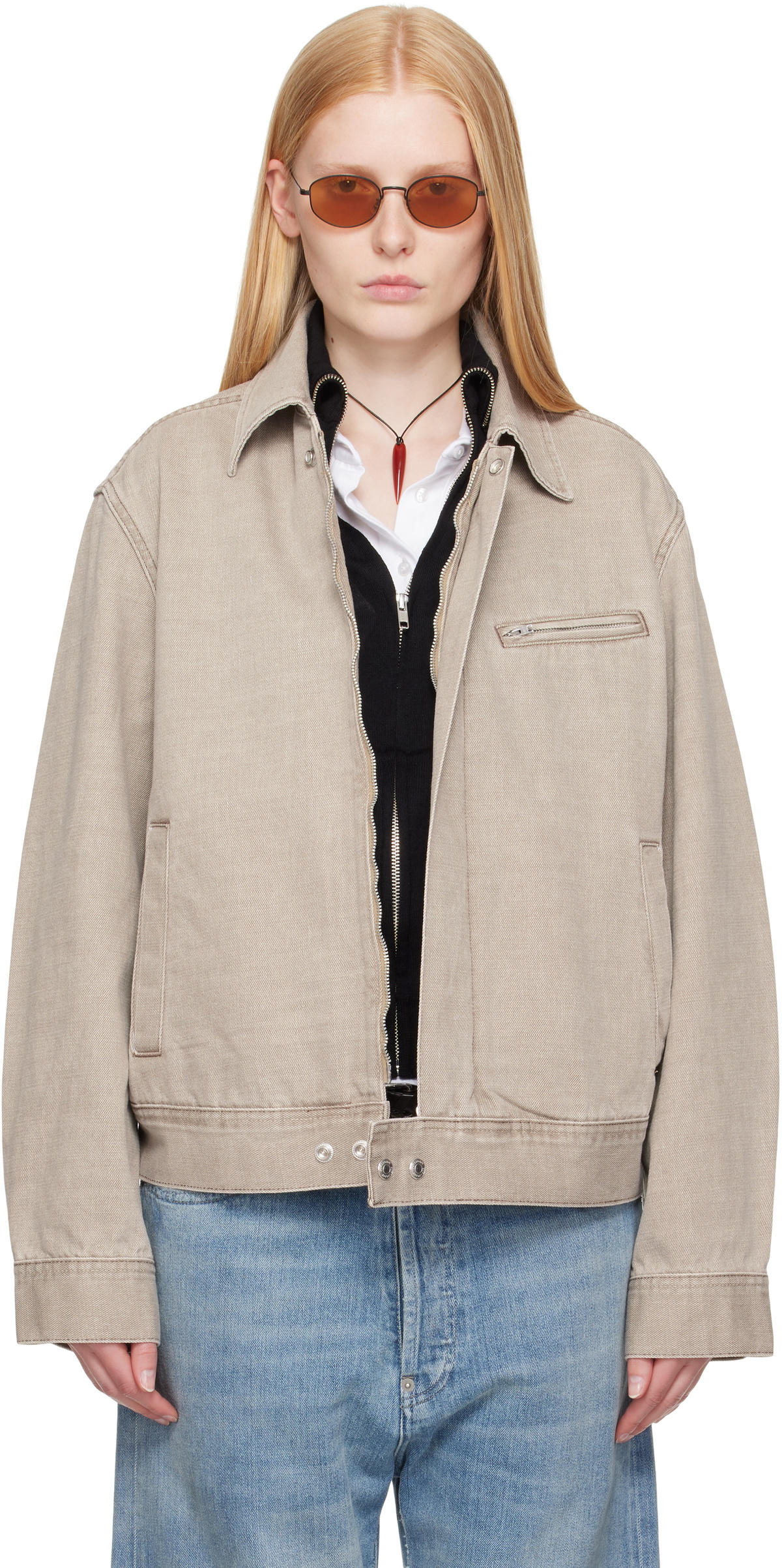 OUR LEGACY Gray Miller Denim Jacket Our Legacy