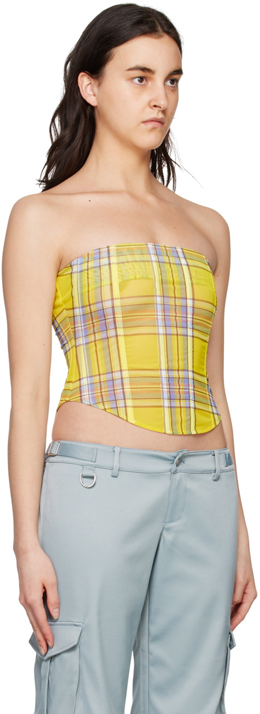 Miaou Yellow Peri Corset Miaou