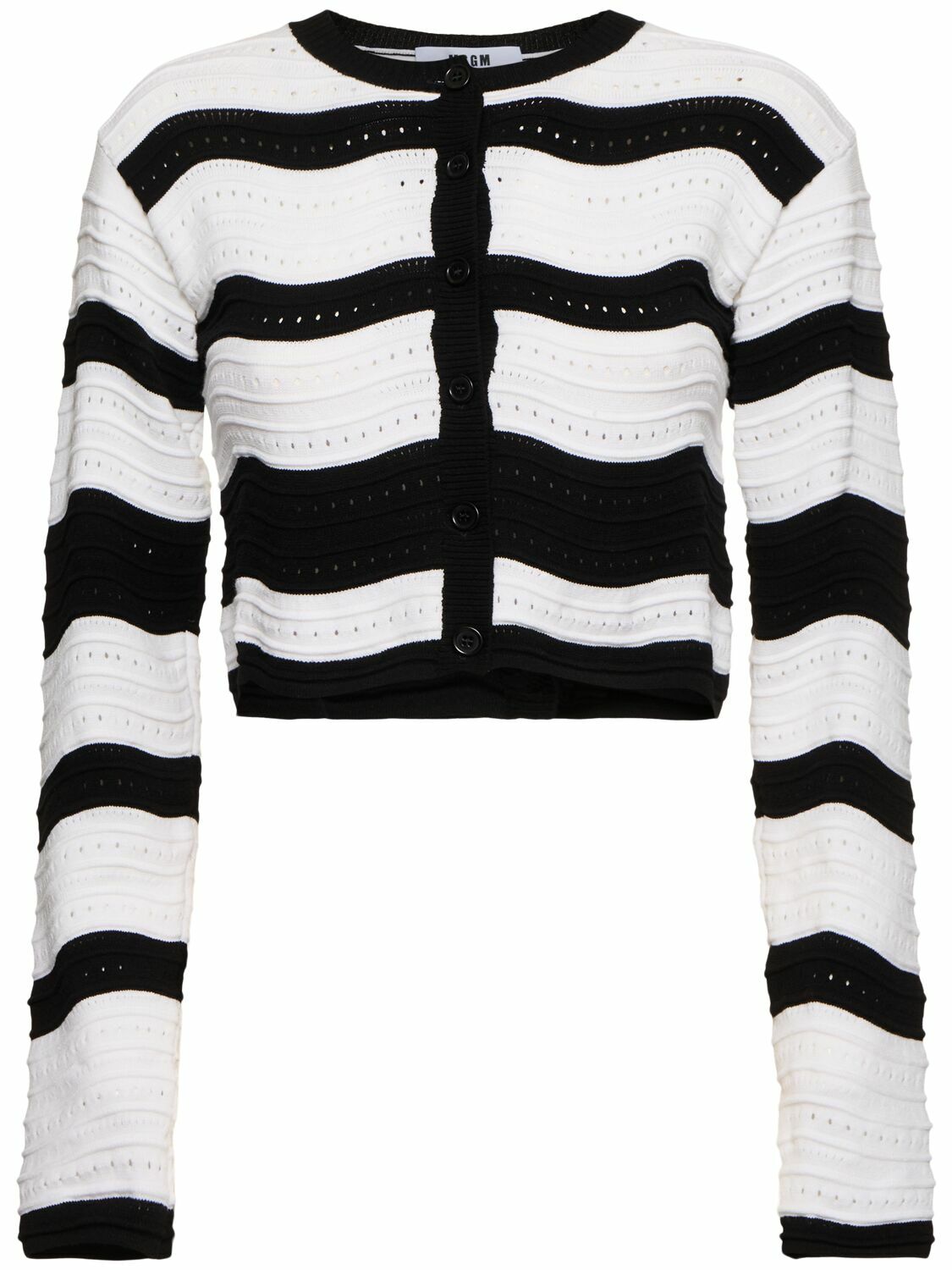 MSGM Striped Knit Cardigan MSGM