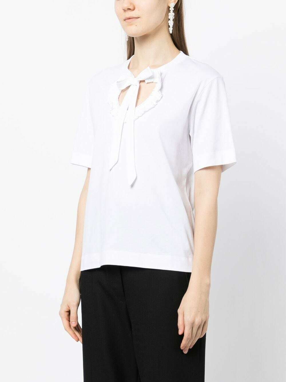 SIMONE ROCHA - Cotton T-shirt Simone Rocha