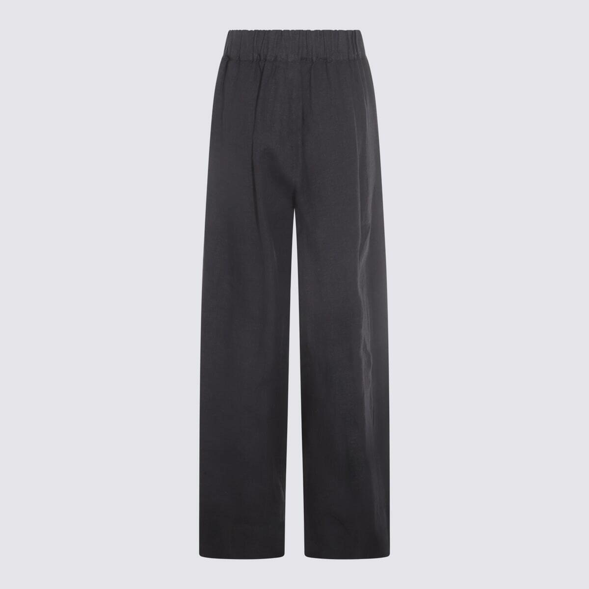 Malo Dark Blue Linen Pants Malone Souliers