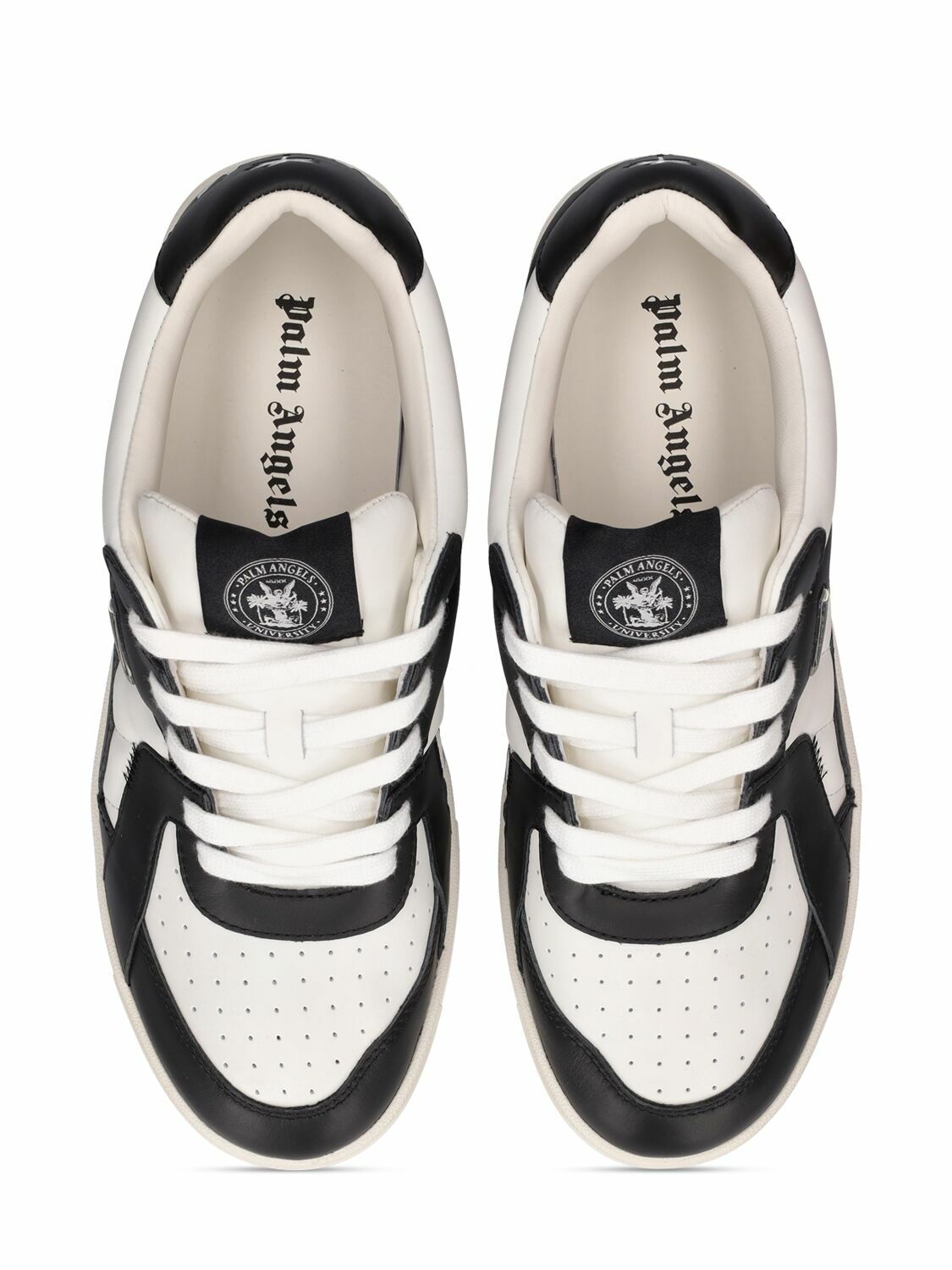 PALM ANGELS - 30mm Palm University Leather Shoes Palm Angels