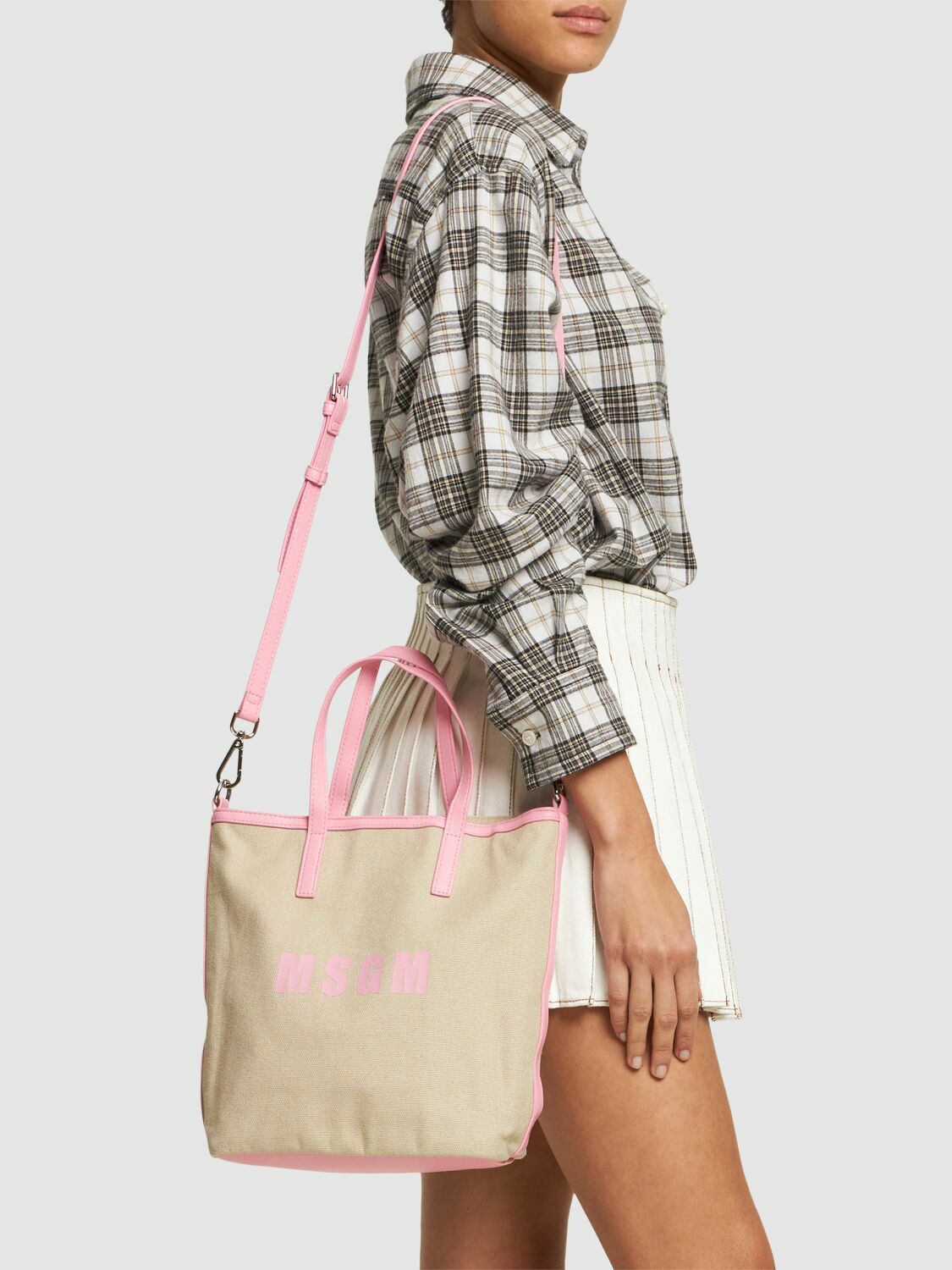 MSGM - Small Canvas Shopping Bag MSGM