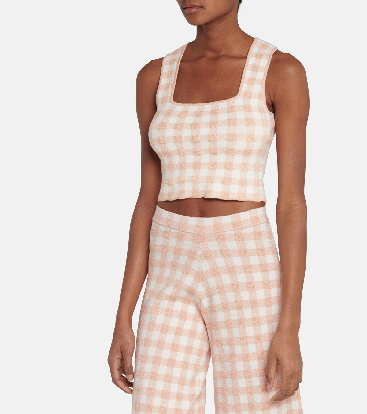 Staud - Trail gingham crop top Staud