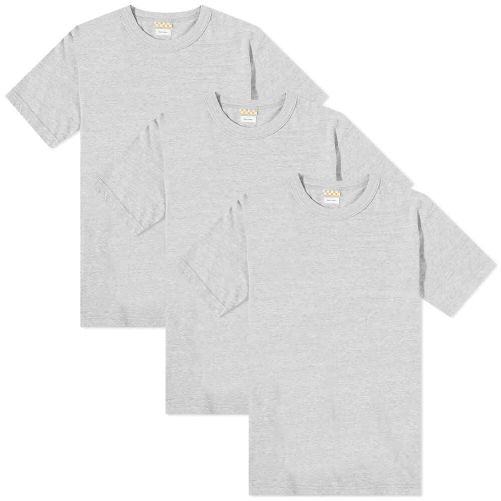 Visvim Men's Sublig Wide T-Shirt - 3 Pack in Grey Visvim