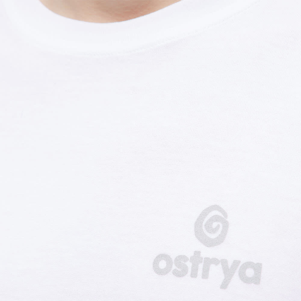 Ostrya Men's Core Logo Equi-Tee in White Ostrya