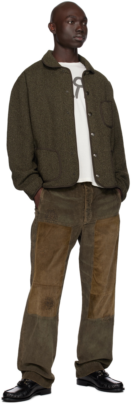 RRL Khaki Patch Pocket Jacket RRL