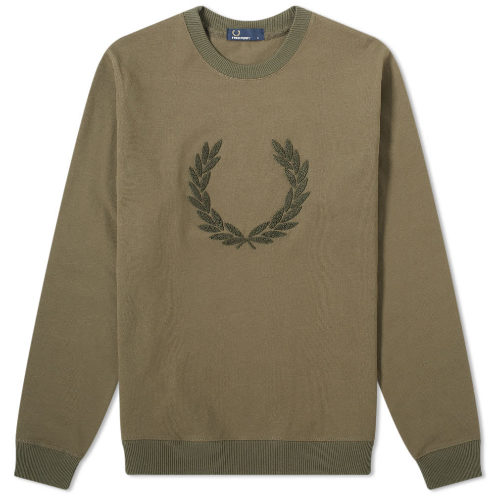 Fred Perry Laurel Wreath Applique Sweat Fred Perry