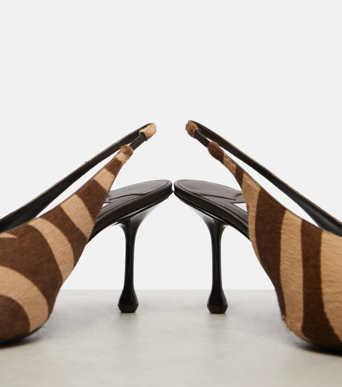Jimmy Choo Isa 80 calf hair slingback pumps Jimmy Choo