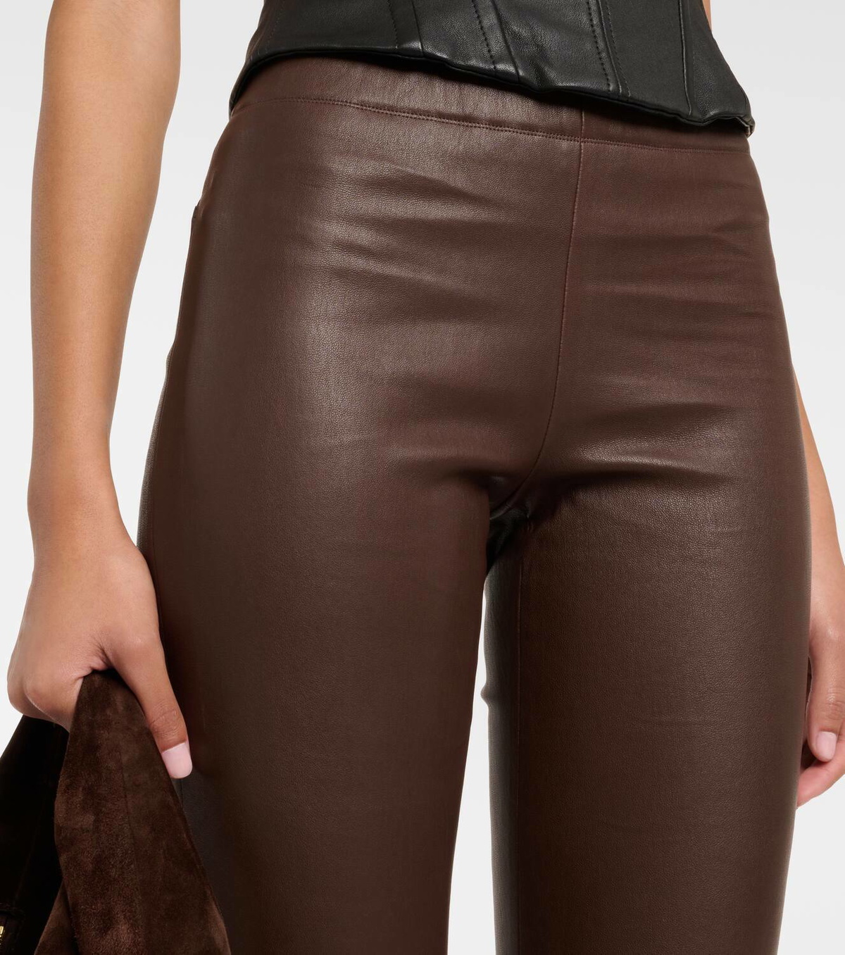 Stouls Leather bootcut pants Stouls