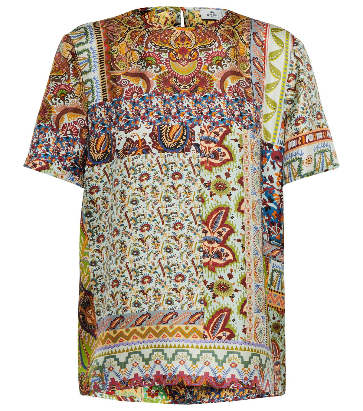 Etro - Printed silk top Etro