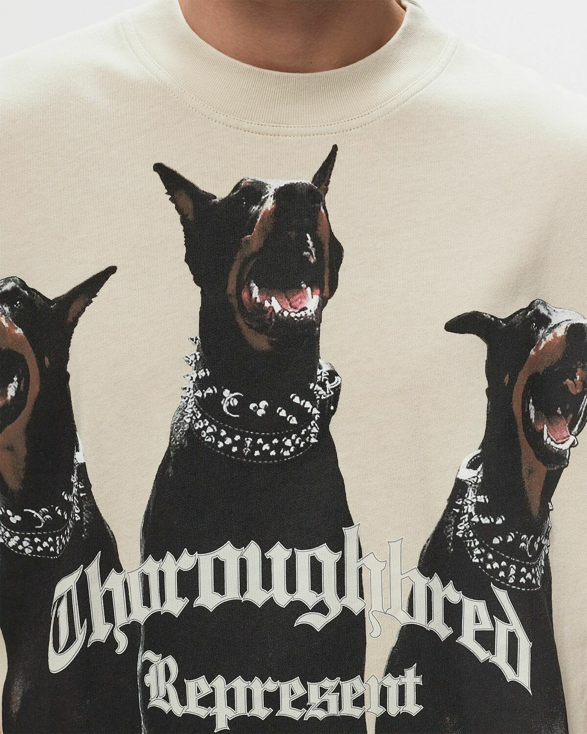 Represent Thoroughbred Tee Beige Shortsleeves Represent